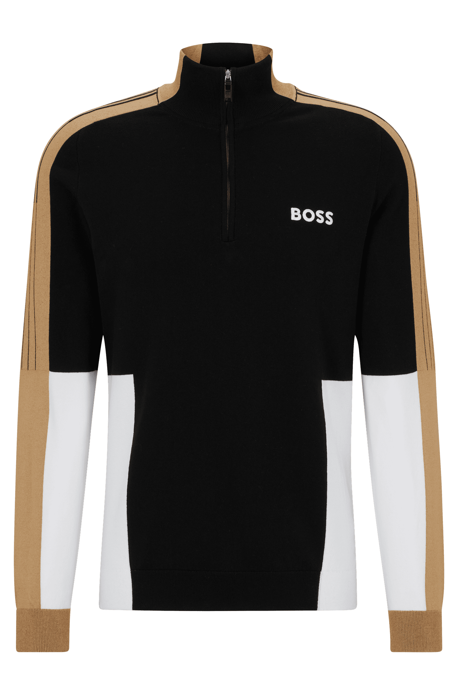 Casaca de Buzo Regular Fit Con Cremallera Hombre | BOSS - HUGO BOSS Perú